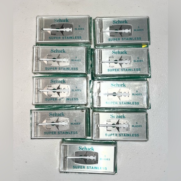 Schick | Grooming | Vintage New Schick Razor Blades Lot Of 45 5 In A ...